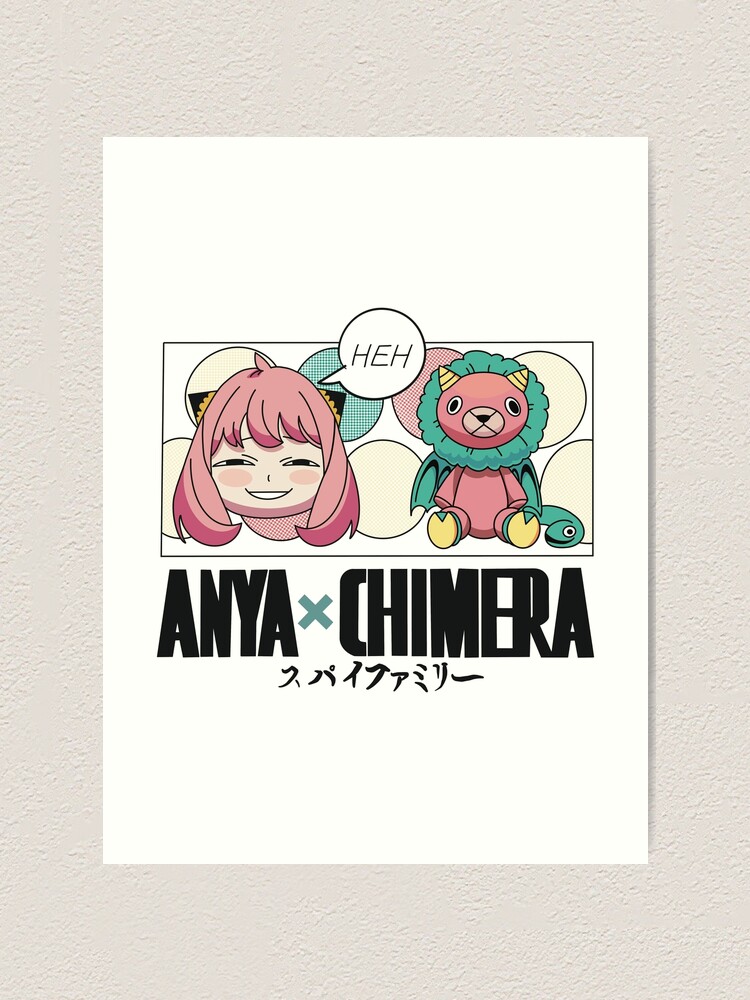 "SPY X FAMILY Forger Family ,Anya and Director Chimera" Art Print for ...