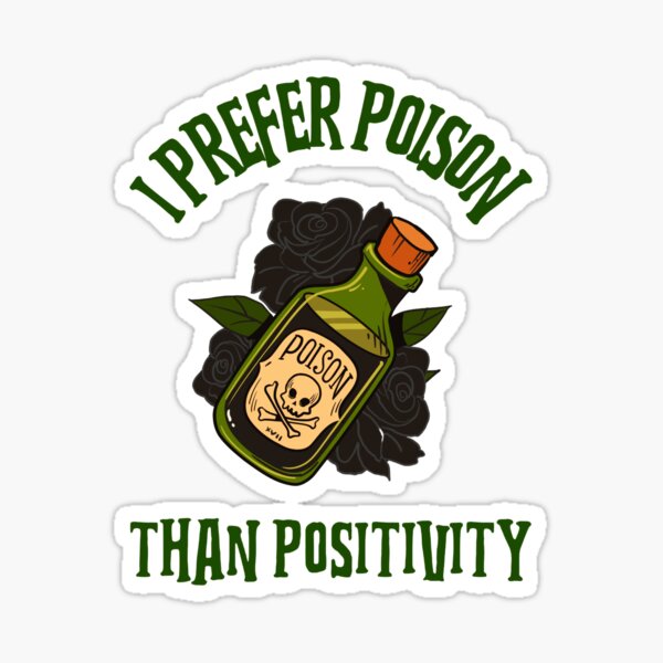 "Name your poison" Sticker for Sale by dx-ter | Redbubble