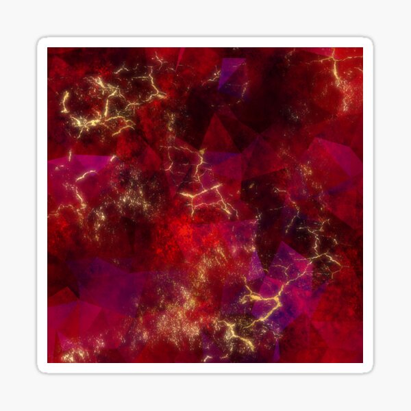 "Luxury Fire Ruby 5" Sticker for Sale by TrendyGlitter | Redbubble