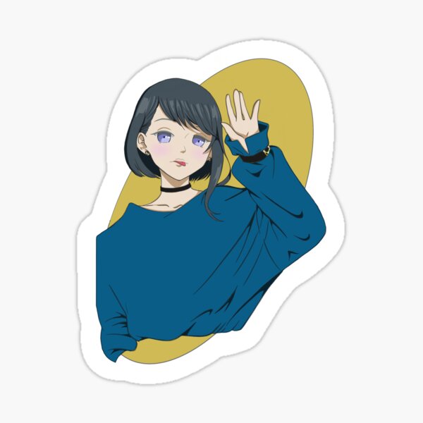 "Hiya!!! " Sticker for Sale by xameliacreates | Redbubble