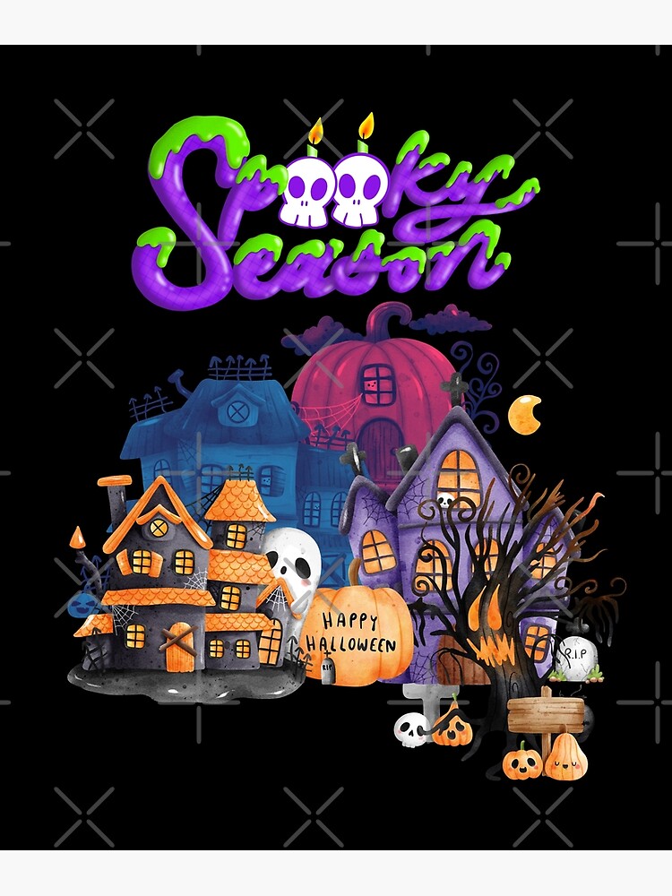 "Happy Spooky Season" Poster for Sale by Wehavefun | Redbubble