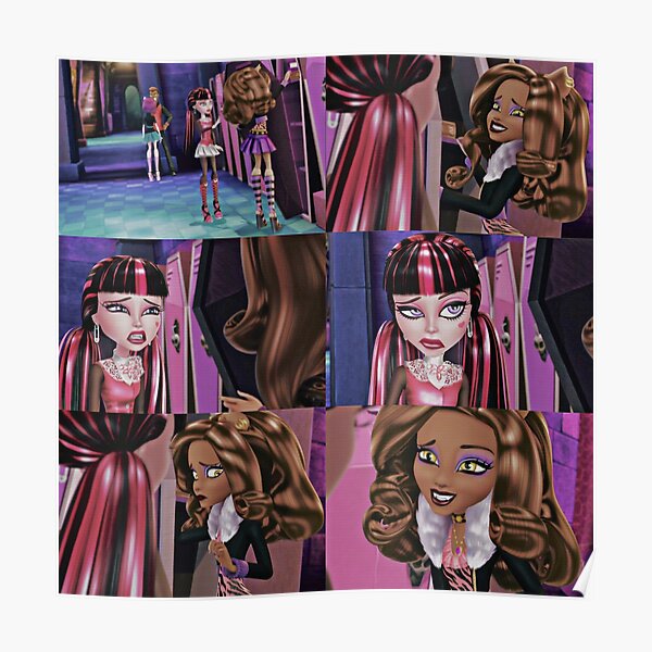 "DRACULAURA & CLAWDEEN" Poster for Sale by ARTRAVESHOP | Redbubble