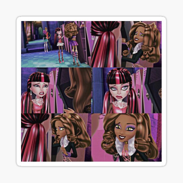 "DRACULAURA & CLAWDEEN" Sticker for Sale by ARTRAVESHOP | Redbubble