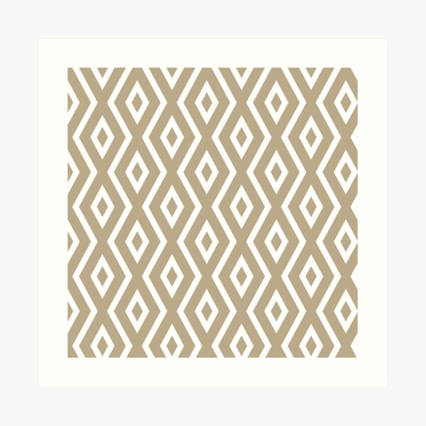 "Brown Diamond Pattern" Art Print for Sale by rollosphotos | Redbubble