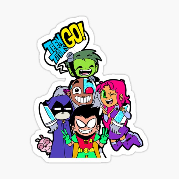 "Teen Titans Go" Sticker for Sale by ZelidRizzo | Redbubble