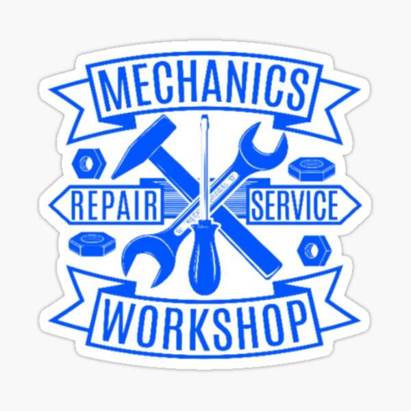 "Bluey Mechanics" Sticker for Sale by Vlaki | Redbubble