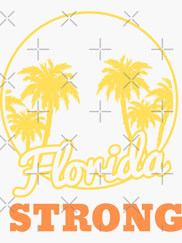 "Florida Strong " Sticker for Sale by DeversDesigns | Redbubble