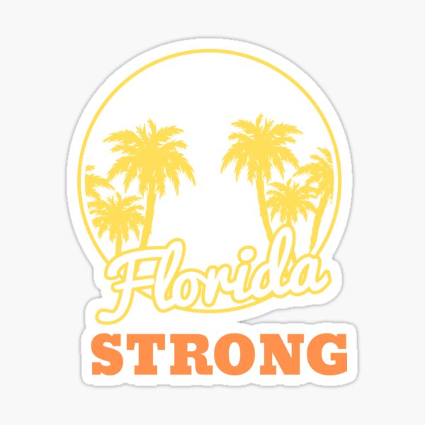 "Florida Strong " Sticker for Sale by DeversDesigns | Redbubble