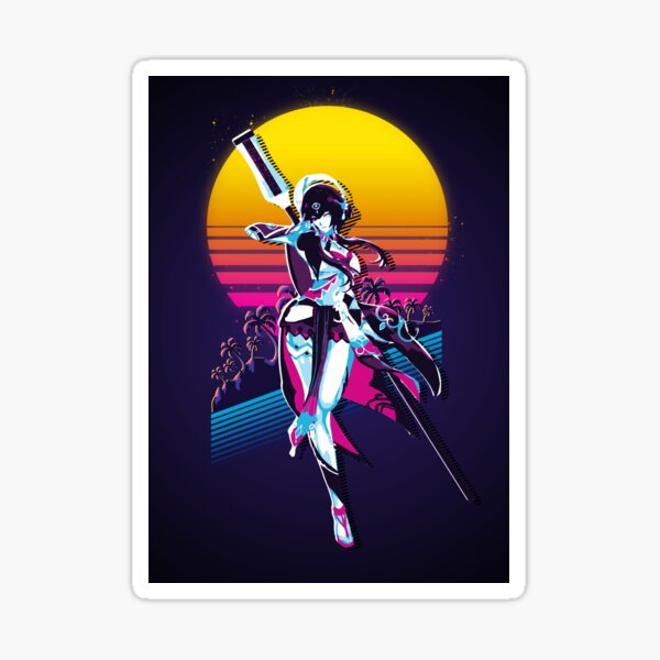 "Genshin Impact - Candace *80s retro*" Sticker for Sale by MyRetroArt ...