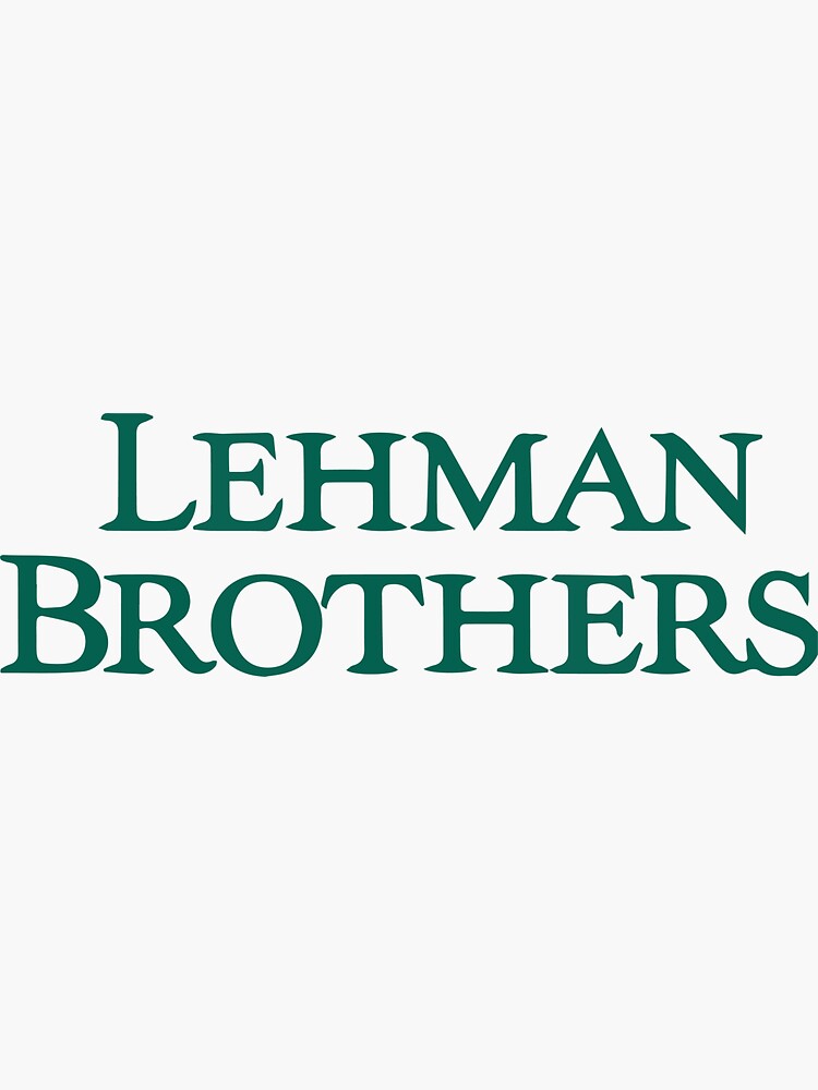 "Lehman brothers Logo " Sticker for Sale by GolderBro | Redbubble