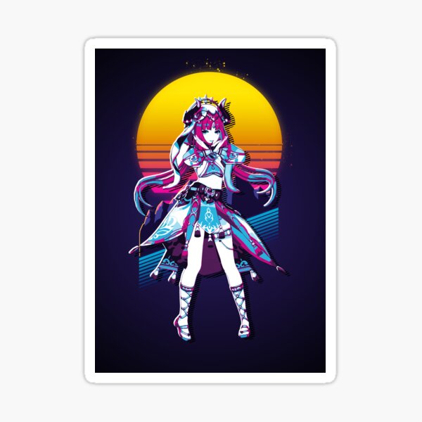 "Genshin Impact - Nilou *80s retro*" Sticker for Sale by MyRetroArt ...