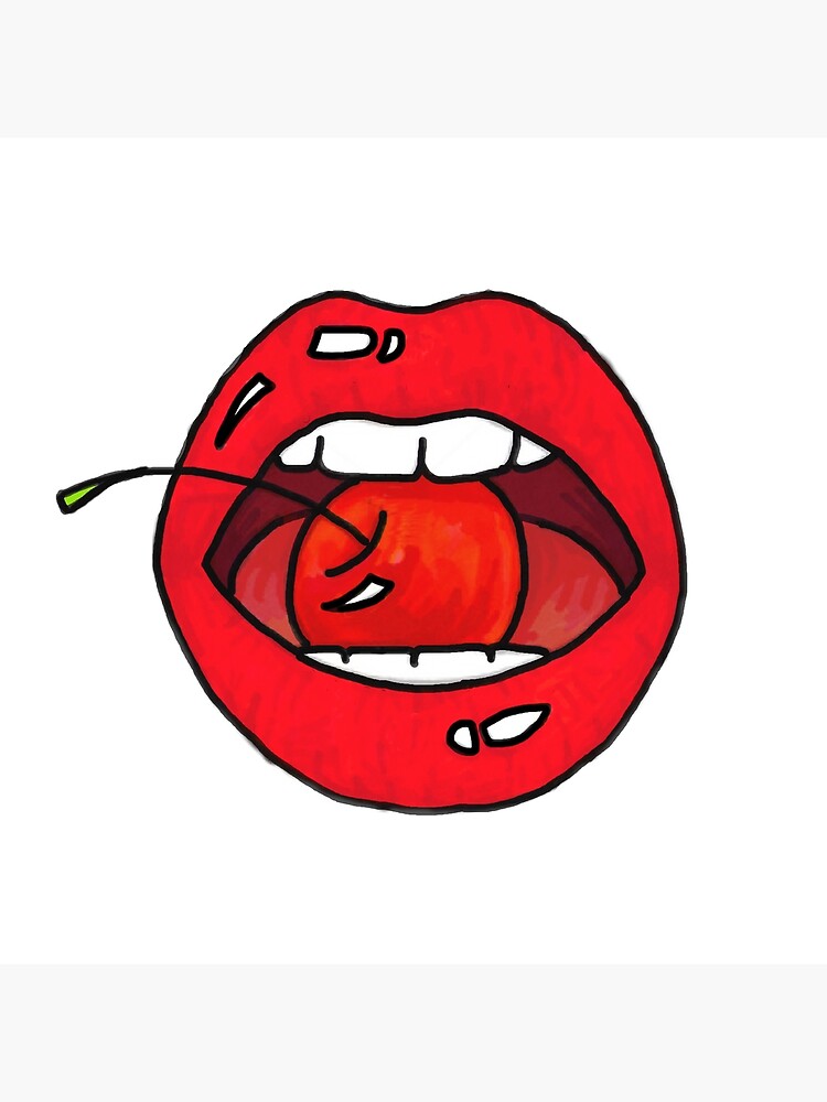Red Lips Tumblr Drawing