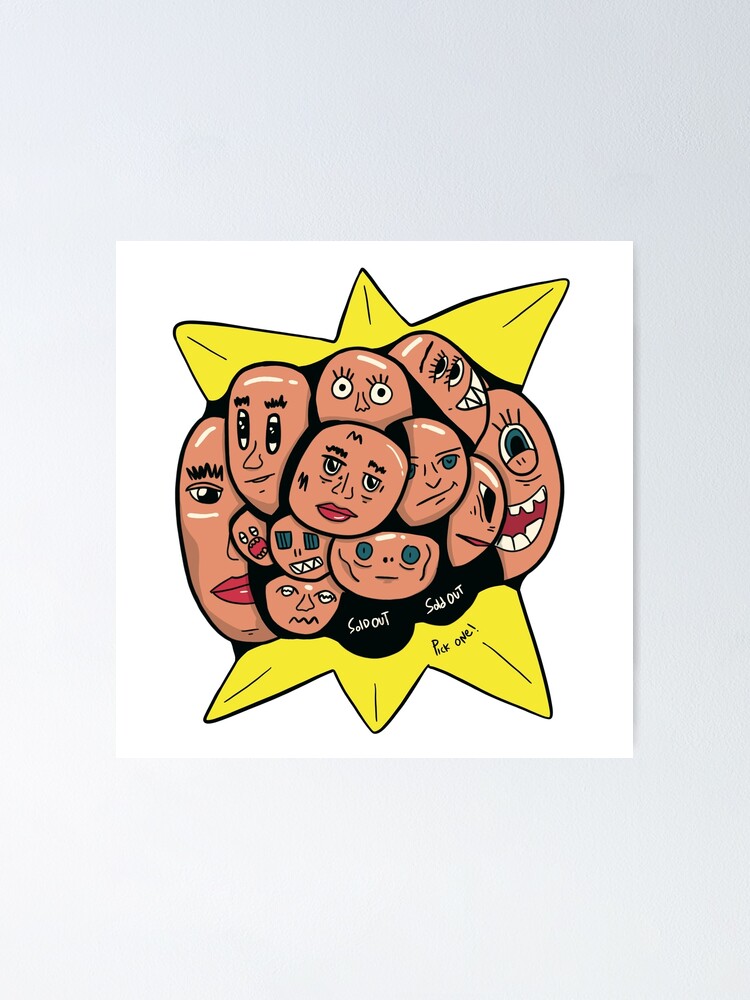 "Drippy smiley face - Pick One" Poster for Sale by xvr223 | Redbubble