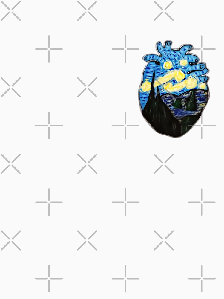 "Van Gogh Heart Drawing" T-shirt for Sale by Artraneem | Redbubble ...