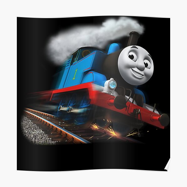 "Thomas Smiley Face" Poster for Sale by lazzy-artist | Redbubble