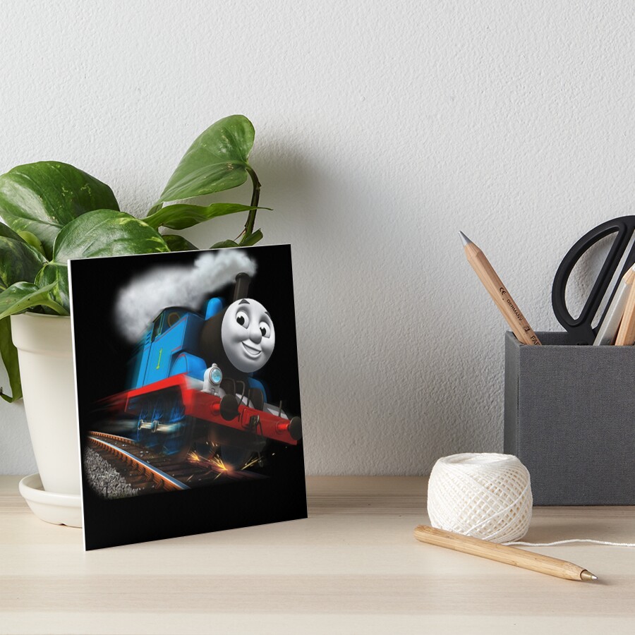 "Thomas Smiley Face" Art Board Print for Sale by lazzy-artist | Redbubble