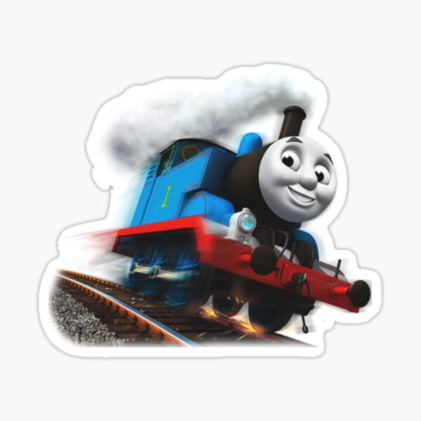 "Thomas Smiley Face" Sticker for Sale by lazzy-artist | Redbubble