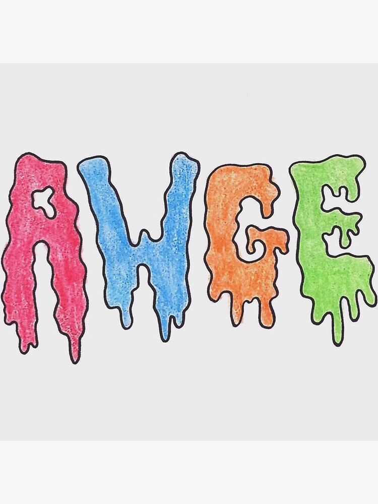 "AWGE" Sticker for Sale by sebway2go | Redbubble