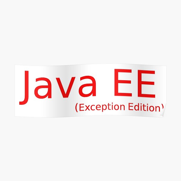 "Java EE" Poster by findingNull | Redbubble