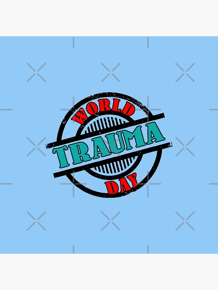 "World trauma day" Poster for Sale by vaske-bros | Redbubble