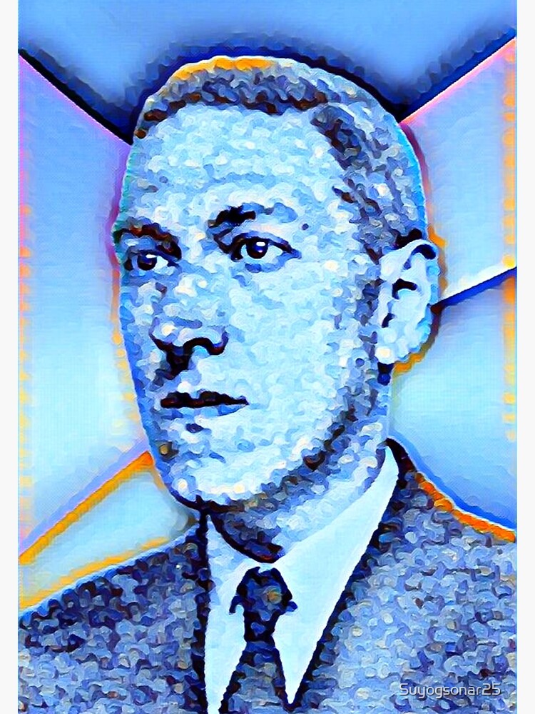 HP Lovecraft Artwork | HP Lovecraft Portrait | HP Lovecraft Wall Art ...