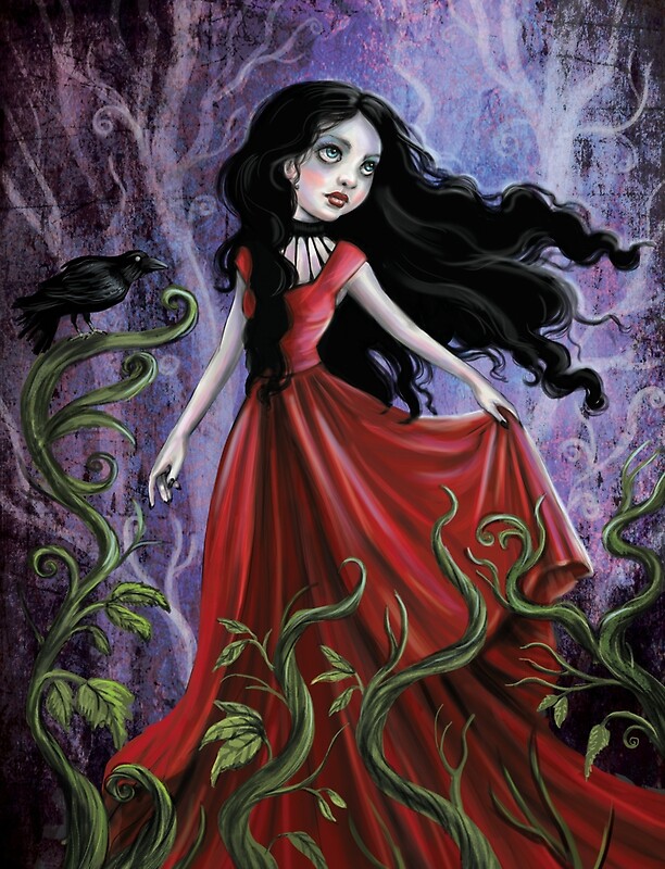 "Andrea Raven Gothic Romance" by DianaLevinArt | Redbubble