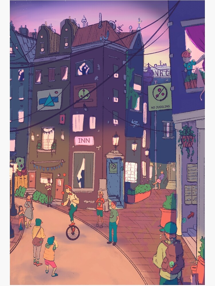 "Duncan busking downtown" Poster for Sale by TimSmithBuisset | Redbubble