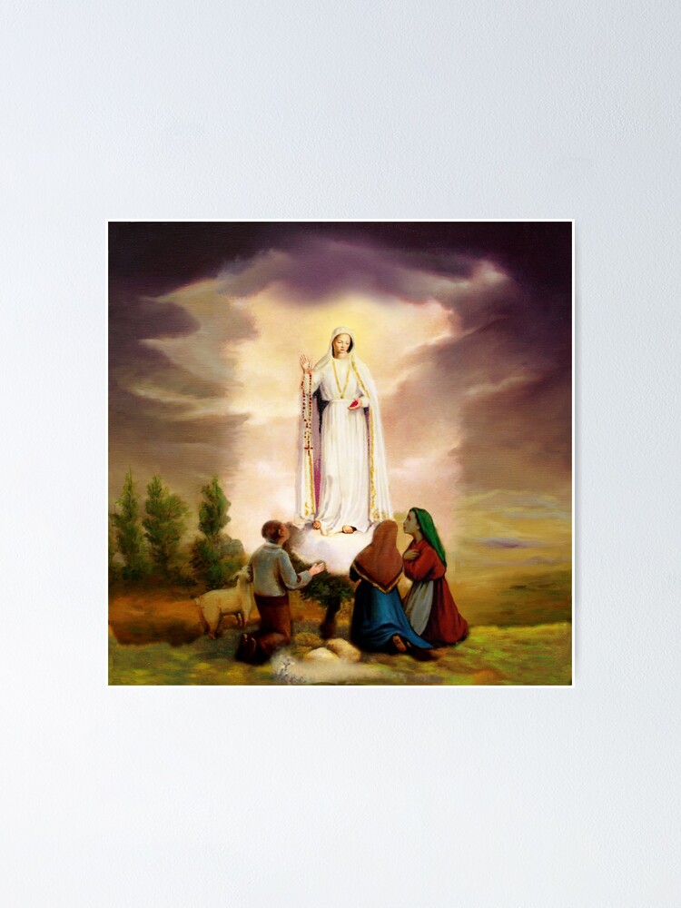"Our Lady of Fatima" Poster for Sale by PixDezines | Redbubble