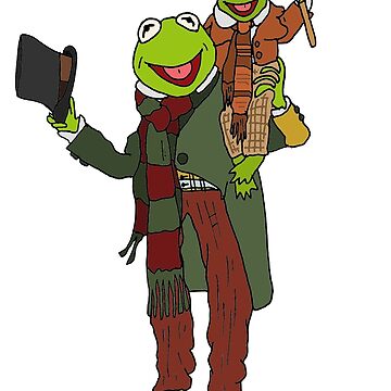 "A Muppet Christmas Carol - Bob and Tiny Tim" Sticker for Sale by JenM ...