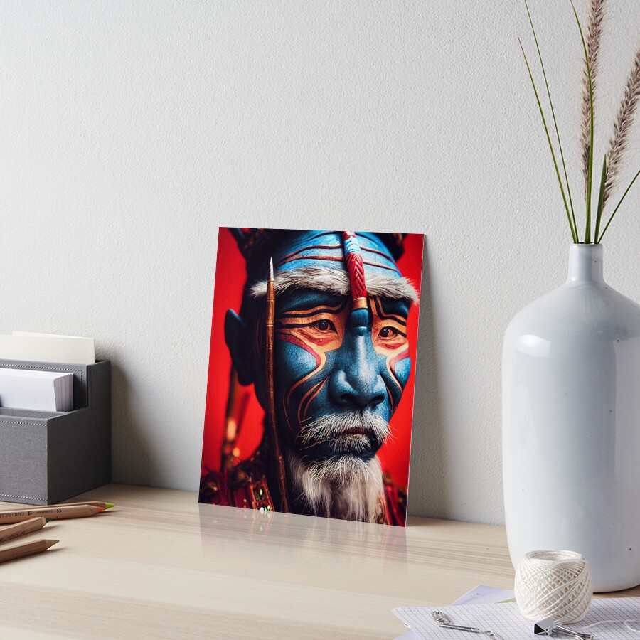 "Old Man Shaman King Priest – Portrait Of An Old Shaman Psychedelic ...