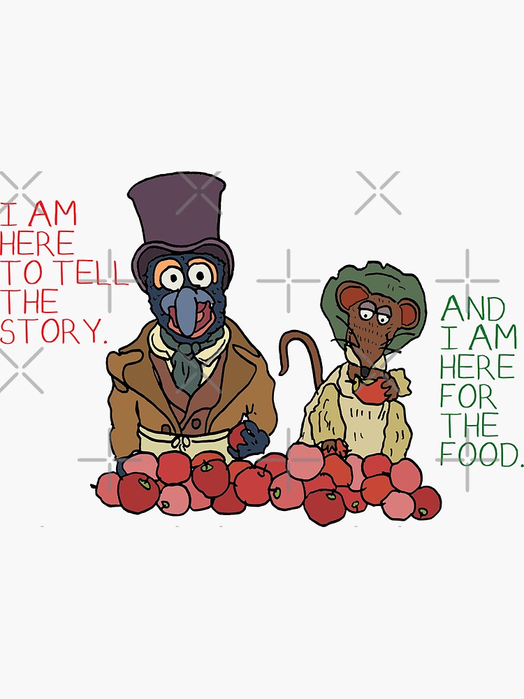 "Muppet Christmas Carol - Gonzo and Rizzo" Sticker for Sale by JenM ...