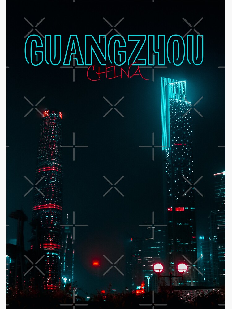 "GUANGZHOU" Sticker for Sale by CitiesWorldwide | Redbubble