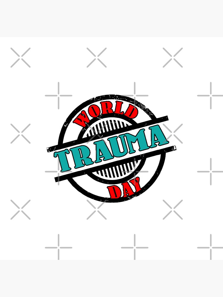 "World trauma day" Sticker for Sale by vaske-bros | Redbubble