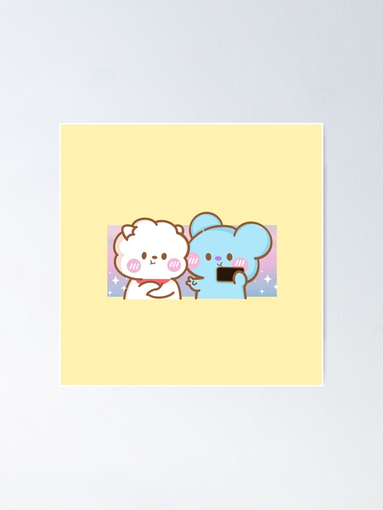 "Cute BTS - BT21 characters RJ and Koya for Namjin or Namjoon and Jin ...