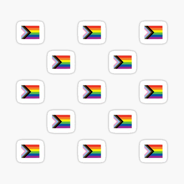 Tiny Pride Flags Sticker For Sale By Drunkpolarbear Redbubble