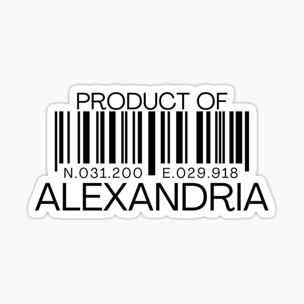 "Alexandria Barcode with Latitude and Longitude Coordinate | Egypt ...