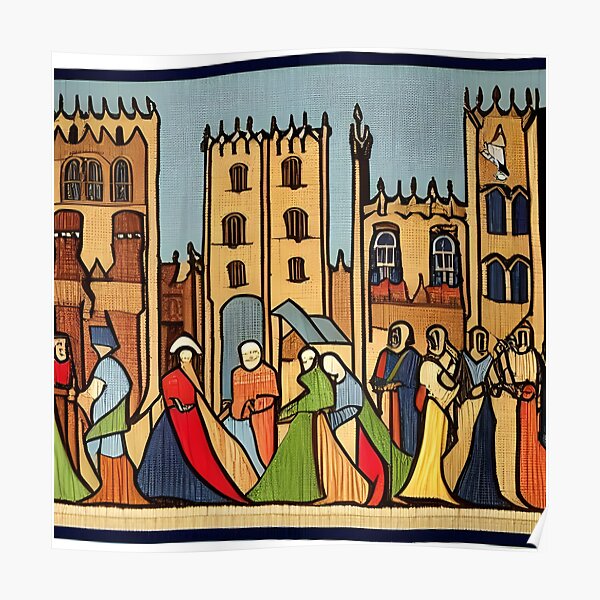 "Medieval" Poster for Sale by IlluminatedPage | Redbubble