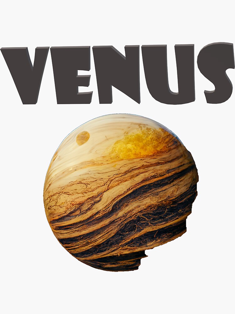 "The planet venus in space." Sticker for Sale by Maniock | Redbubble