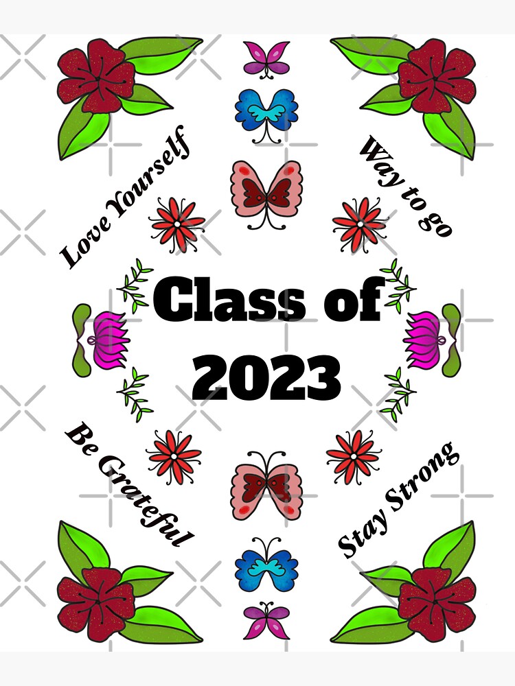 "Class of 2023 Design" Sticker for Sale by BramasiArt | Redbubble