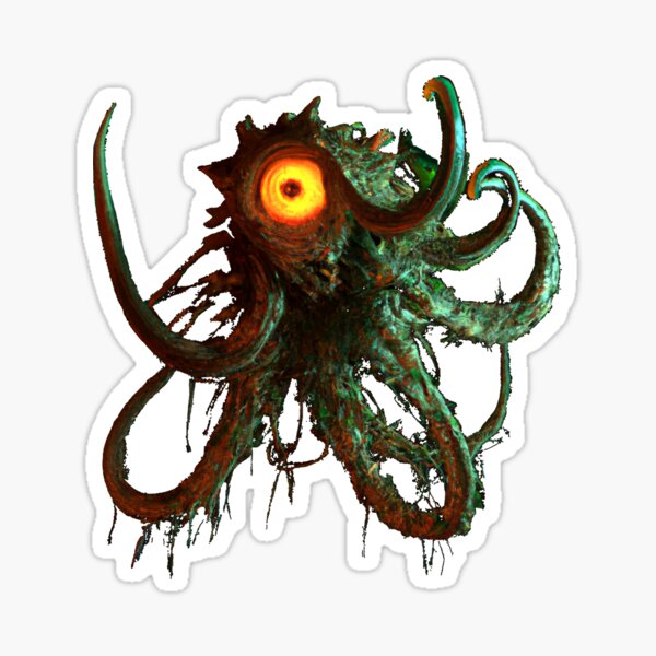 "Shoggoth from the Cthulhu Mythos" Sticker for Sale by InfinityTone ...