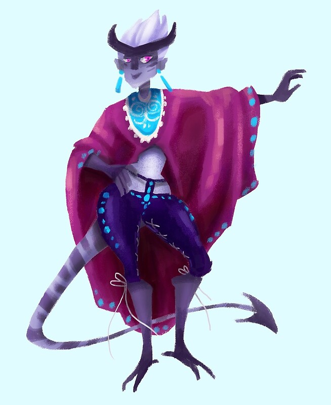 "Tiefling fashion" by Malevolentmask | Redbubble