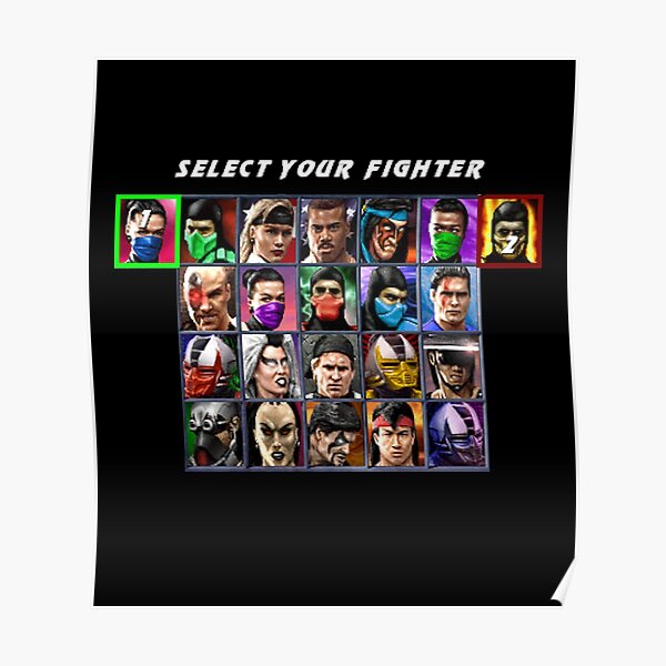 Mortal Kombat Arcade Posters | Redbubble