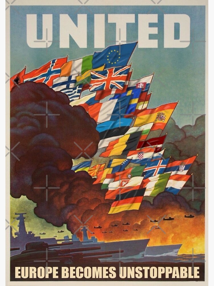 "Europe patriot propaganda" Poster for Sale by The Lone vendor | Redbubble