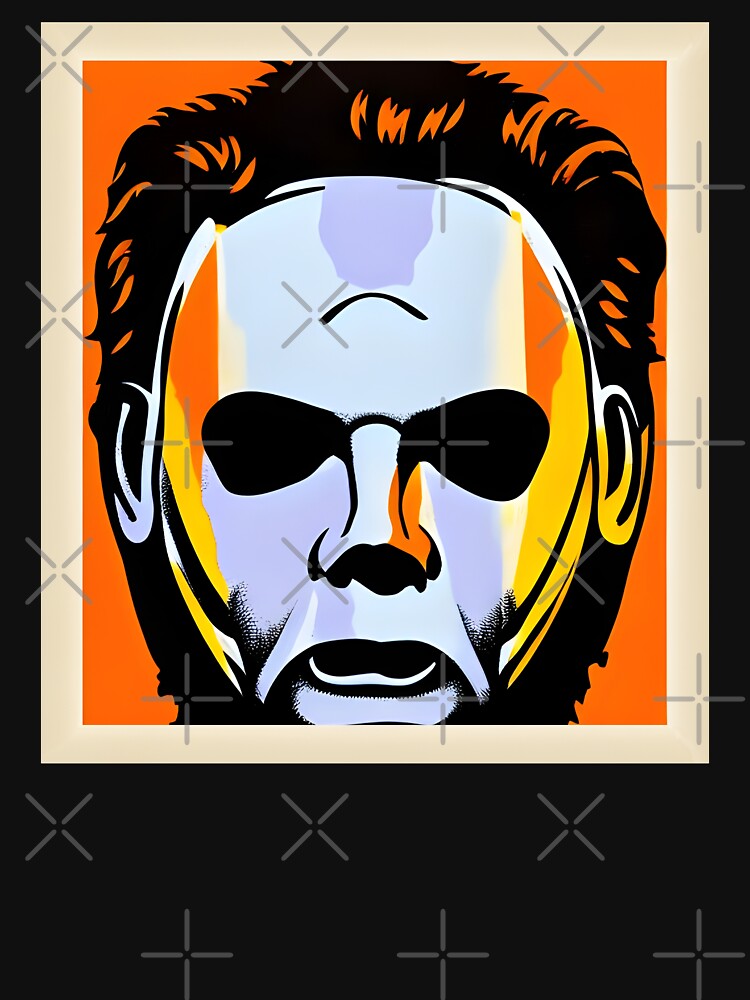 "Halloween Serial Killer Spooky Mask Murderer Pop Art" T-shirt for Sale ...