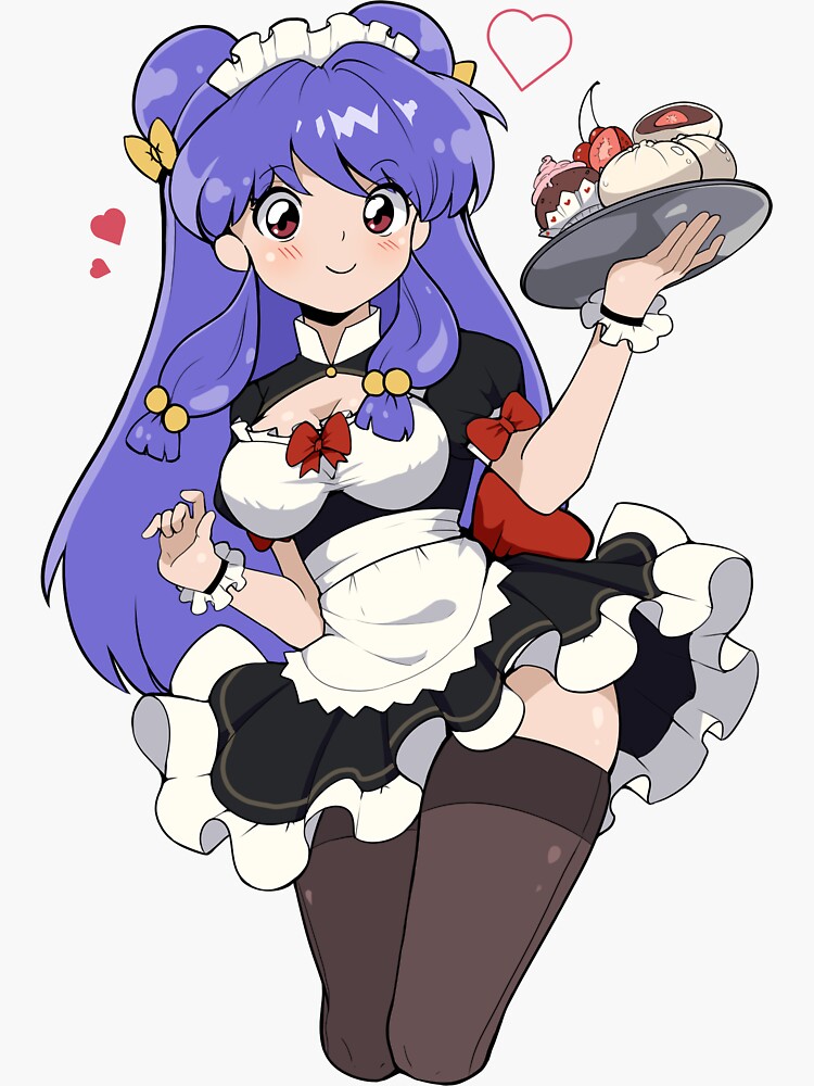 "Shampoo Ranma 1/2 Maid Cafe" Sticker for Sale by EleosStudios | Redbubble