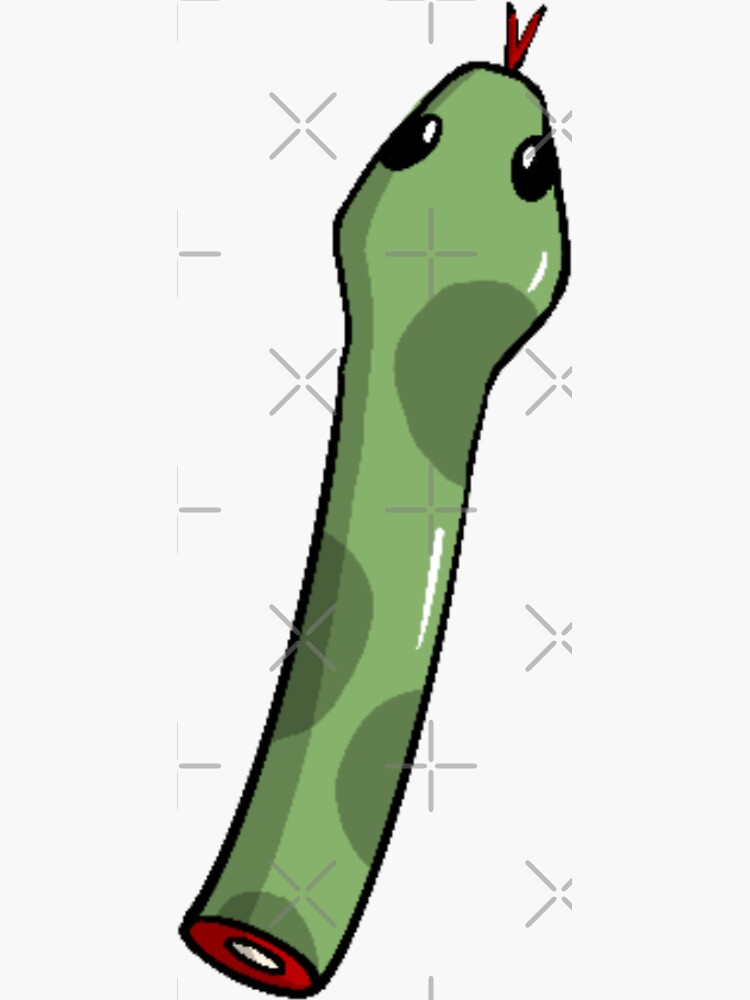 "Severed Snake Head" Sticker for Sale by furyartstory | Redbubble