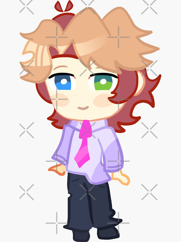 "Senpai Doki Doki icon" Sticker for Sale by Zeldorkle | Redbubble