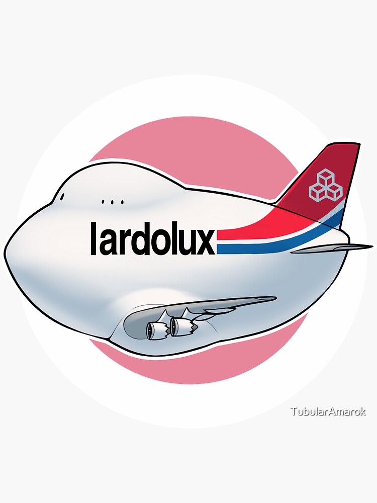 "747 Cargolux" Sticker for Sale by TubularAmarok | Redbubble