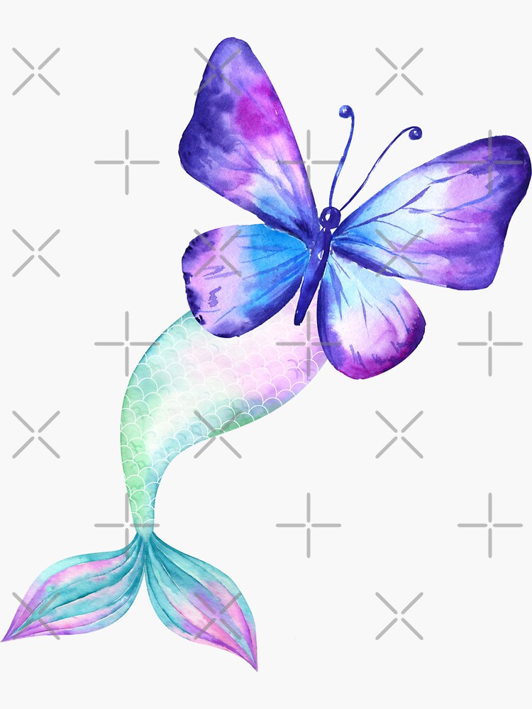 "Monarch Butterfly Rapsody" Sticker for Sale by NanaMK | Redbubble