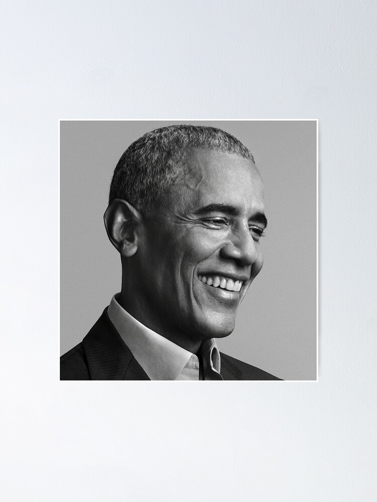 "Barack Obama Portrait Session" Poster for Sale by CulturePopPop ...